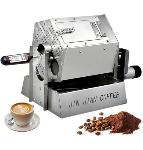 Cytbek 전기 커피콩 로스터 온도계가 있는 가스 커피콩 로스터 34l 드럼 커피 로스터 스테인리스 티몬