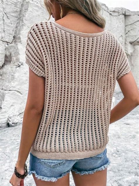Как хорошо уметь вязать Ажурный топ Женские свитера Вязаные топы Модели