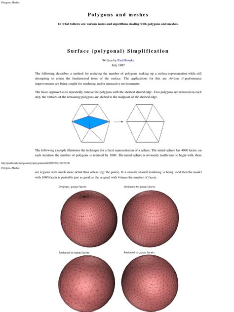 Polygons Meshes Polygon Vertex Geometry Free 30 Day Trial Scribd