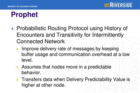 Ppt Prophet An Adaptive Prophet Based Routing Protocol For Opportunistic Network Powerpoint