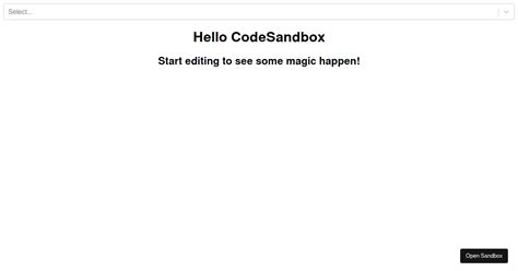 Creatable Github Issue Codesandbox