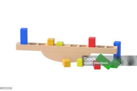 흰색 배경에 격리된 취학 전 교육을 위한 기하학적 인물로 스윙합니다 교육 논리 게임 몬테소리 장난감 3d 렌더링 3차원 형태에 대한 스톡 사진 및 기타 이미지 Istock