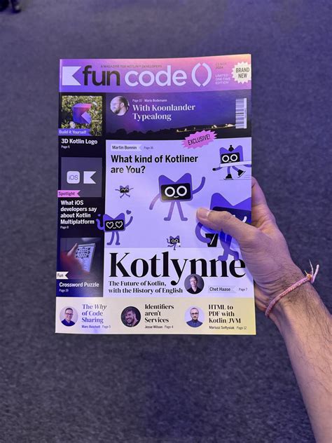 Sagar Viradiya On Linkedin Fun Code Kotlin Magazine Is So Much Fun I