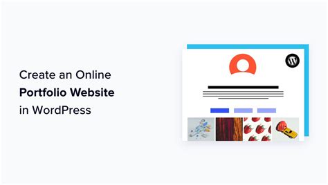 How To Create An Online Portfolio Website In Wordpress Shamik Basu