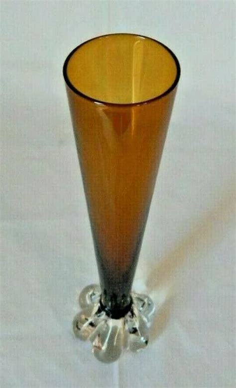 Вінтажна ваза з бурштину швеція — ціна 823 грн у каталозі Вази Купити товари для дому та