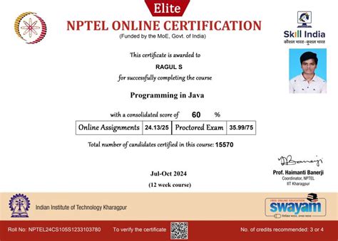 Ragul S On Linkedin Java Nptl