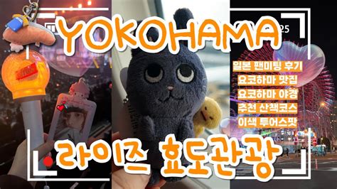 브리즈 브이로그 라이즈 일본 팬미팅🧡 요코하마 999 피아아레나 시야 석과비니 삔프 관광은 덤 덕질 브이로그 Youtube