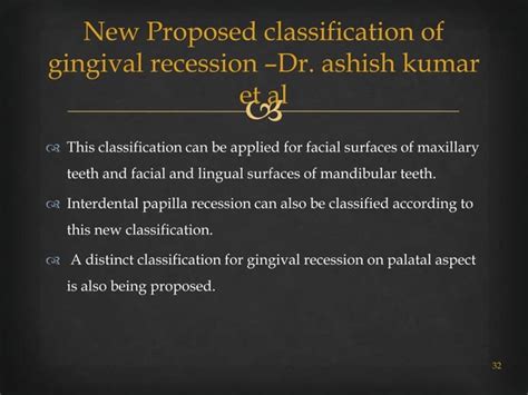 Gingival Recession Classifications Pptx Dental Health Diseases And Conditions