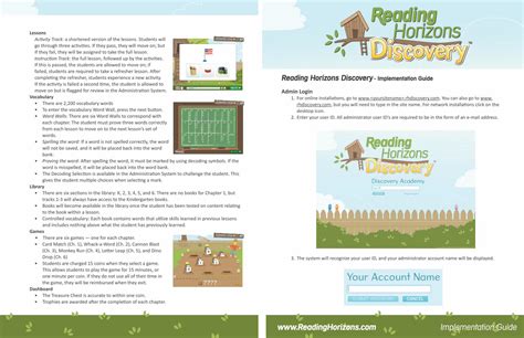 Pdf Reading Horizons Discovery Implementation Guide · Reading