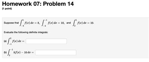 Solved Homework Problem Point Consider The Chegg