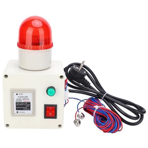 Garosa Capteur de niveau d eau dB Capteur de Niveau de Liquide Bas Contrôleur d Alarme de