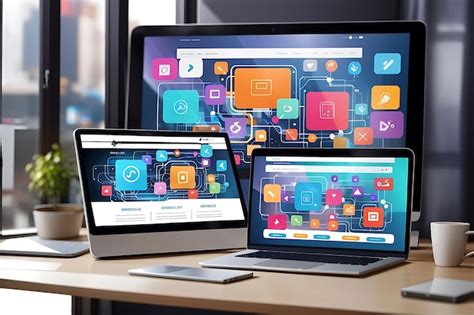 Premium Ai Image Creation Responsive Internet Website For Multiple Platforms Building Mobile