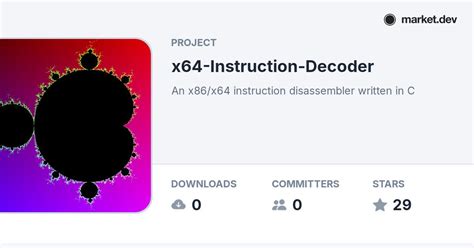 X64 Instruction Decoder Ecosystem Directory Marketdev