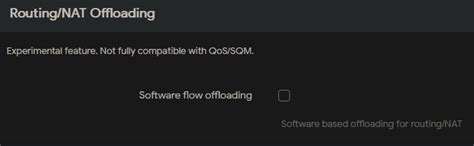 should i enable flow offloading r openwrt