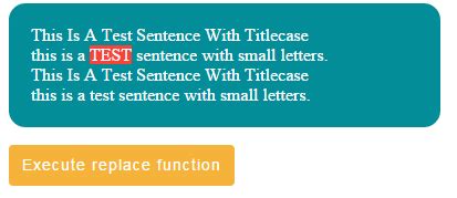 JavaScript Replace Method Explained With Examples