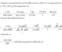 Calculating Intravenous Flow Rates Using The Dimensional Analysis Method Flashcards Quizlet