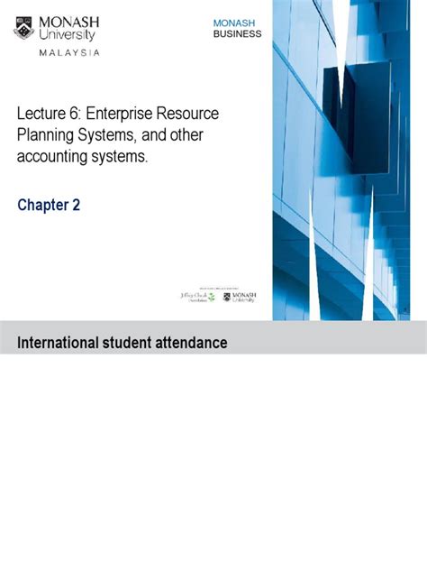 Lecture 6 Acc Software And Erp Pdf Enterprise Resource Planning