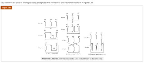 Solved 332 Determine The Positive And Negative Sequence Phase
