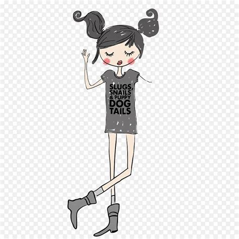 手绘女孩png图片素材下载图片编号10901861 Png素材网