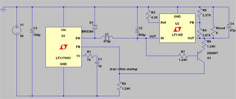 Hybrid PSU Negative Rail Preregulator Electronics Forum Circuits Projects And