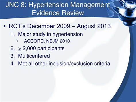 Ppt Hypertension Guidelines Jnc 8 Powerpoint Presentation Free Download Id 9192713