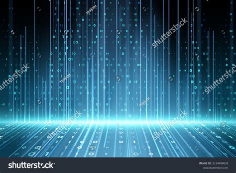 Abstract Technology Background Digital Computer Code Stock Vector Royalty Free 2154409639
