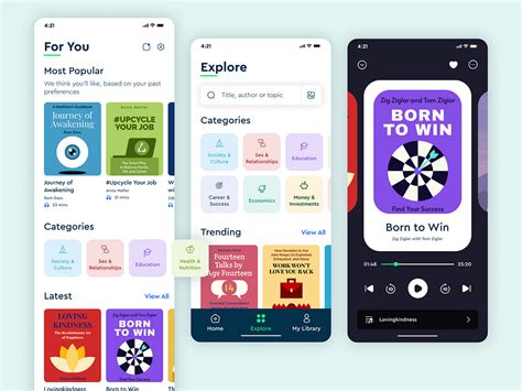 Library App Designs Themes Templates And Downloadable Graphic Elements On Dribbble