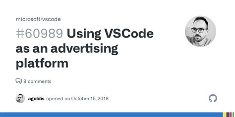 Using VSCode As An Advertising Platform Issue Microsoft Vscode GitHub