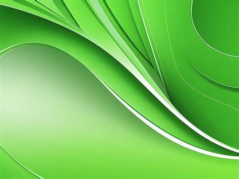 Premium Ai Image Green Curve Abstract Background