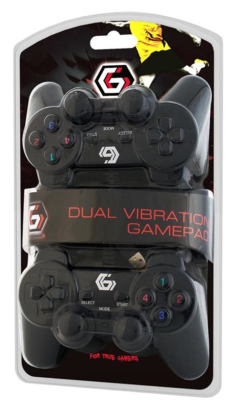 Gembird Double Usb Dual Vibration Gamepad For Pc Css And A Vaughan I T