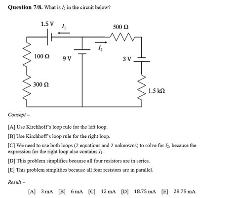 Solved Question What Is In The Circuit Below V Chegg Com