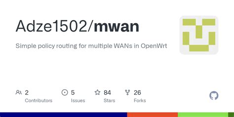 GitHub Adze Mwan Simple Policy Routing For Multiple WANs In OpenWrt