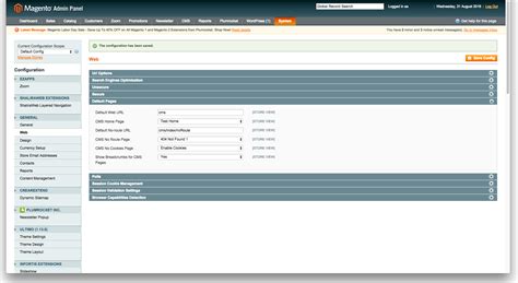 Magento 19 Home Page Is Not Loading Content For Any Configuration