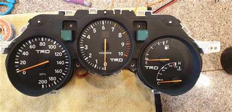 Toyota Supra Trd Cluster Conversion