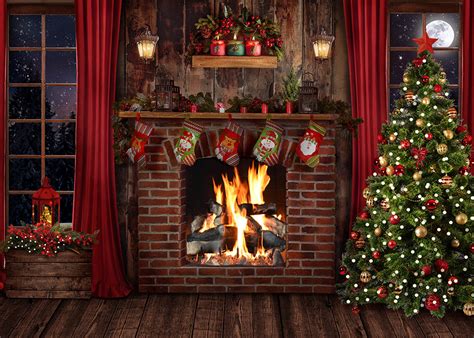 Christmas Fireplace Screensaver