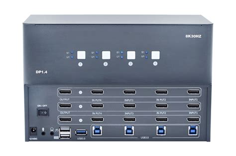 Buy Wholesale China Kvm Switch In Out Triple Monitor K Displayport Hdr Hdcp