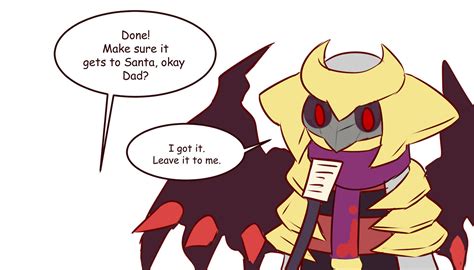 I M Rainy And I Like To Draw Short Comic For Christmas For Papa Giratina And