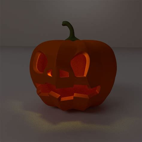 Halloween Pumpkin Free 3d Model C4d Fbx Free3d
