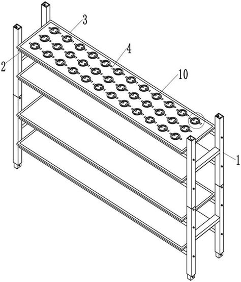 一种用于瓶栽食用菌的放置架 爱企查
