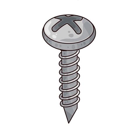 Illustration Of Self Tapping Screw 58573253 Vector Art At Vecteezy