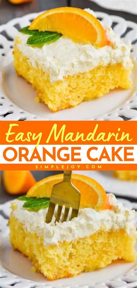 Mandarin Orange Cake Recipe Simple And Delicious Mandarin Orange