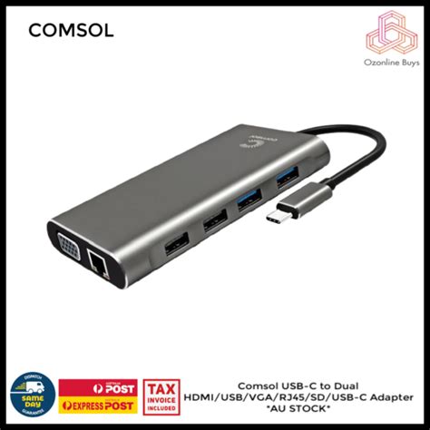 Comsol USB C Dual HDMI Docking Station AU STOCK Ubicaciondepersonas Cdmx Gob Mx