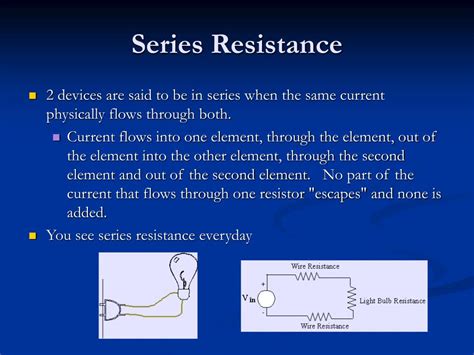 PPT Series And Parallel Circuits Kirchoffs Voltage And Current Laws PowerPoint Presentation