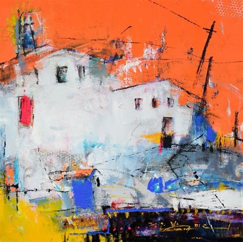 반추상 풍경 추상화 유화 수채화