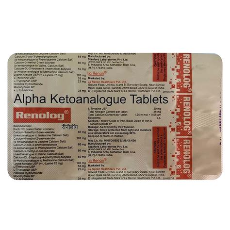 Buy Renalog Tablet 10 Online And Get Upto 60 Off At Pharmeasy