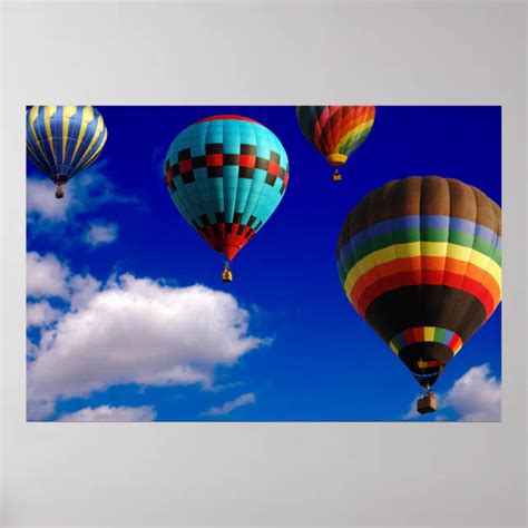 Hot Air Balloon Poster Zazzle
