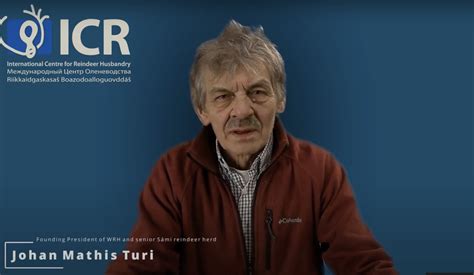 Johan Mathis Turi Received An Honorary Doctorate International Centre For Reindeer Husbandry Icr