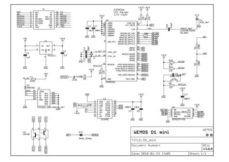 Wemos D1 Mini Pins And Diagram