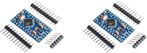 Treedix 2pcs Pro Mini Atmega328p Au 5v 16mhz Development Board Montroller Bootloadered With Pin