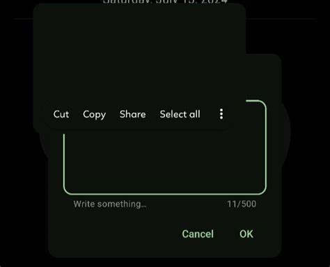 Android Copy Paste Context Menu Has Ghost Background When Used In Dialog Stack Overflow